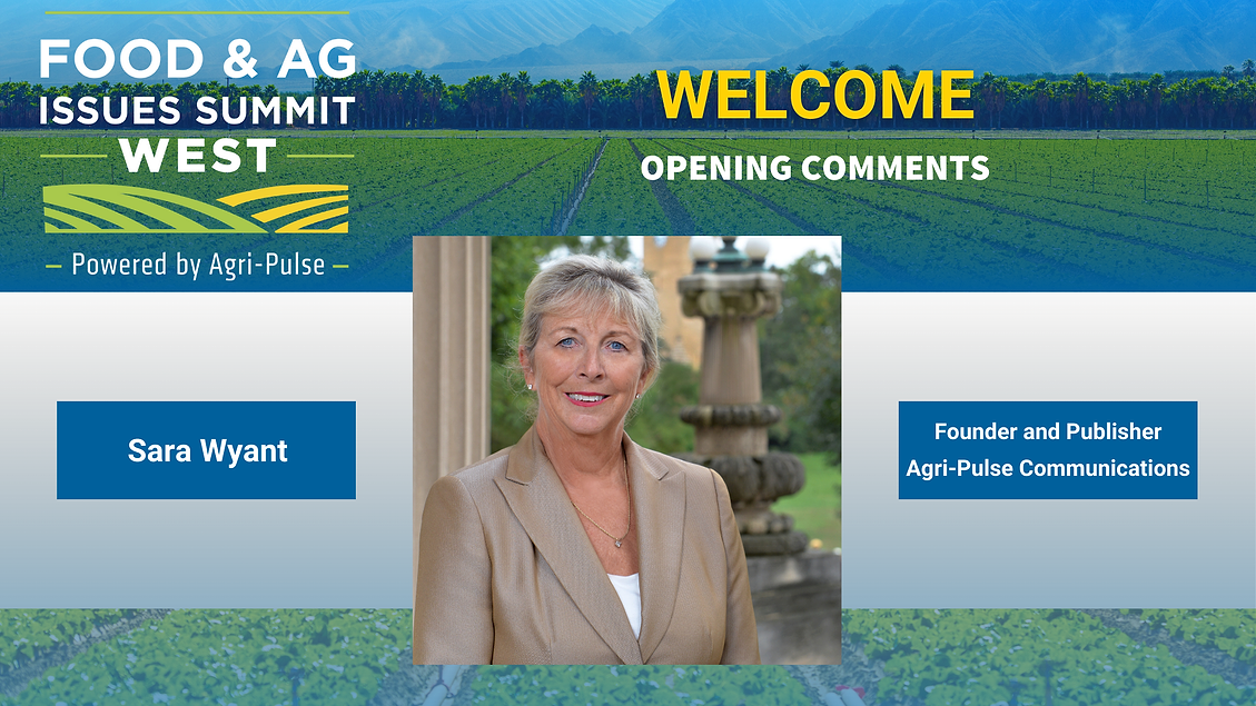 2024 Agri-Pulse Food & Ag Issues Summit Introduction | Agri-Pulse ...